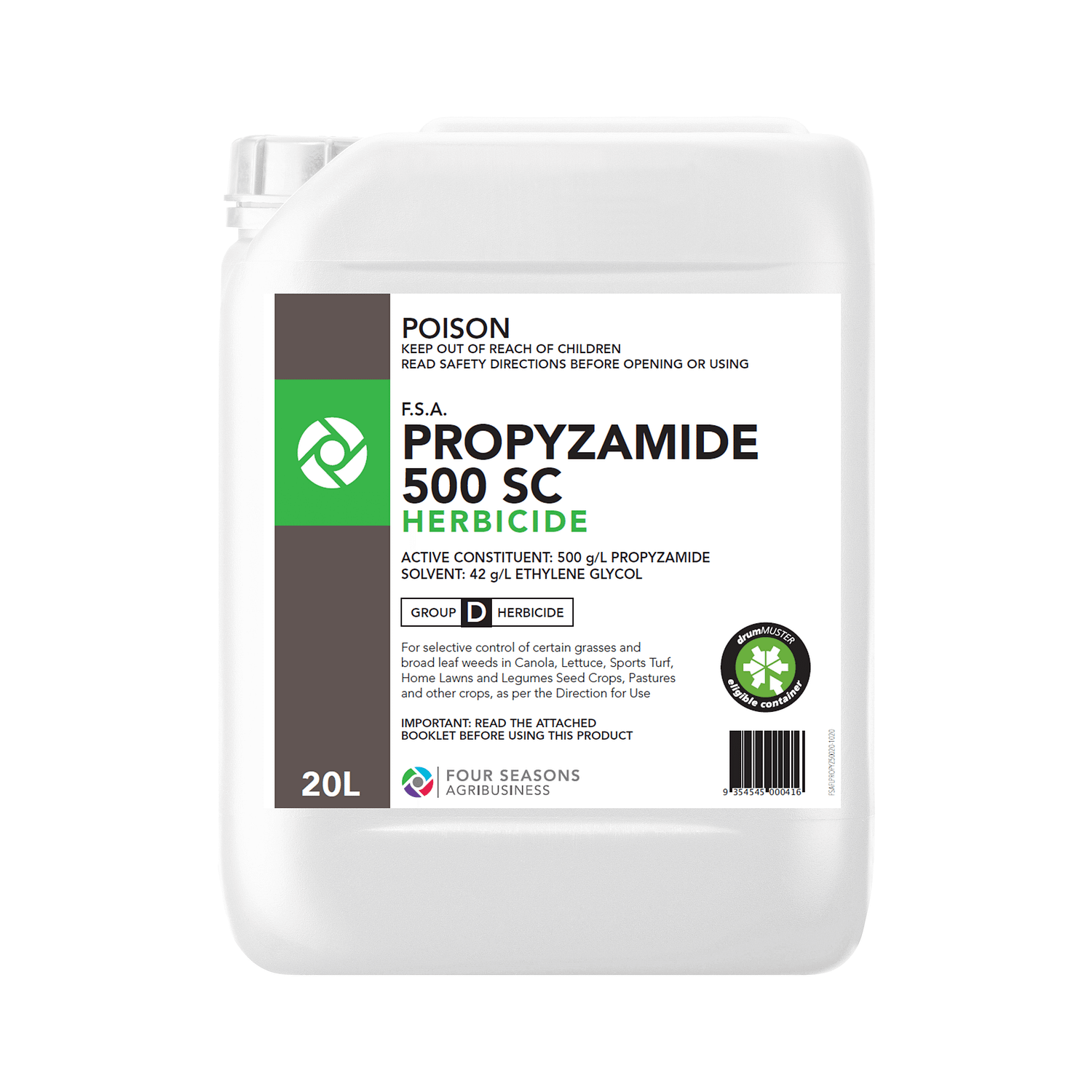 F.S.A. Propyzamide 500 SC Herbicide - Four Seasons Agribusiness
