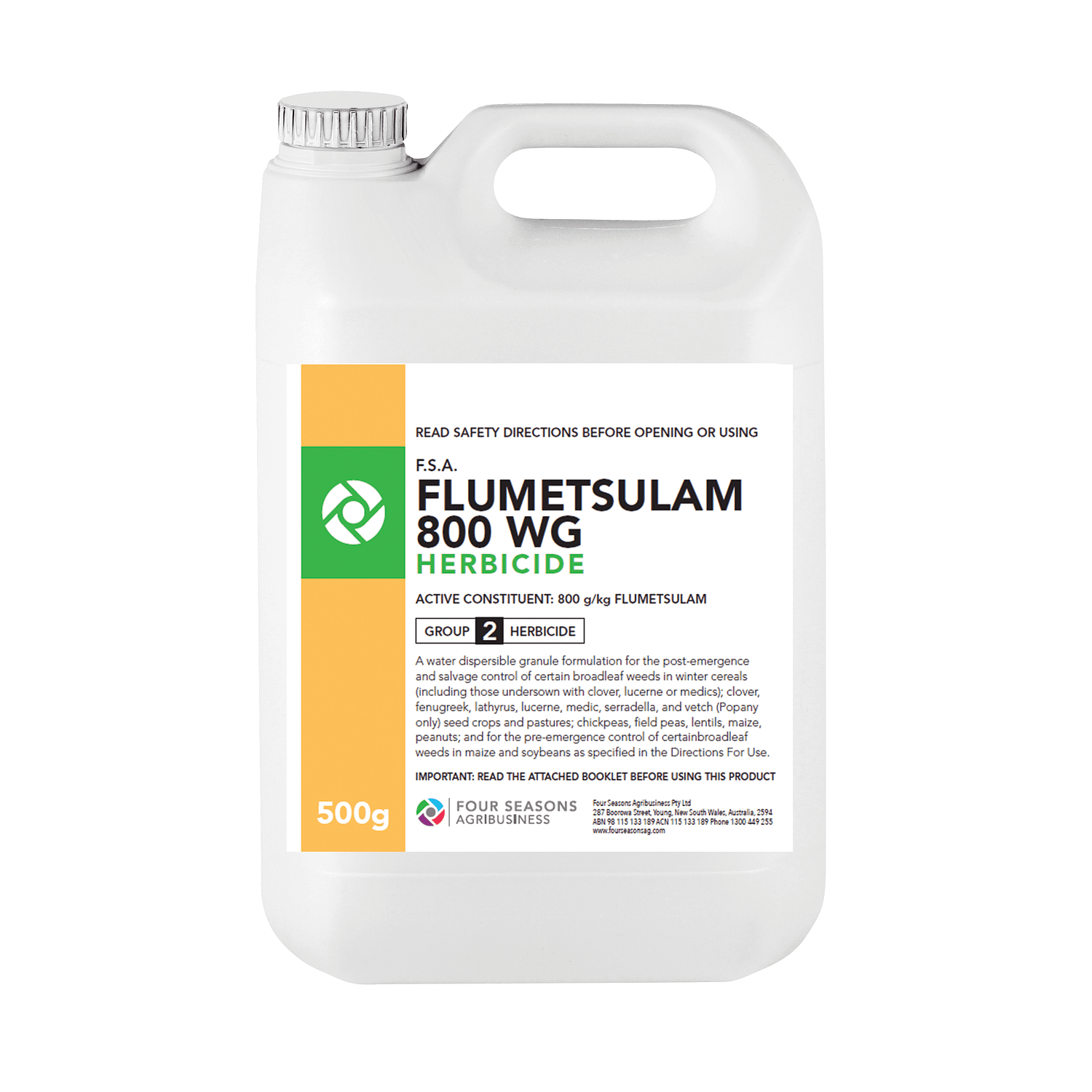 F.S.A. Flumetsulam 800 WG Herbicide - Four Seasons Agribusiness