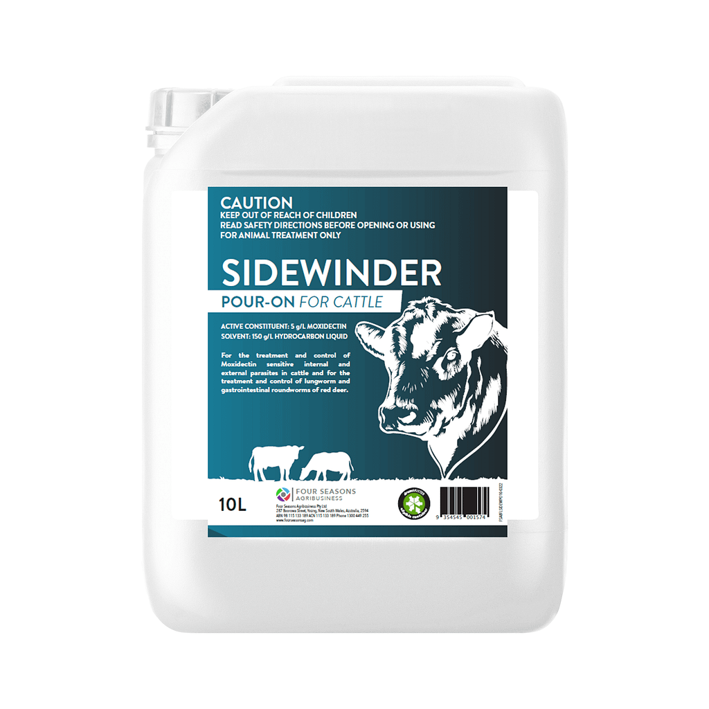 Sidewinder Pour-On For Cattle - Four Seasons Agribusiness