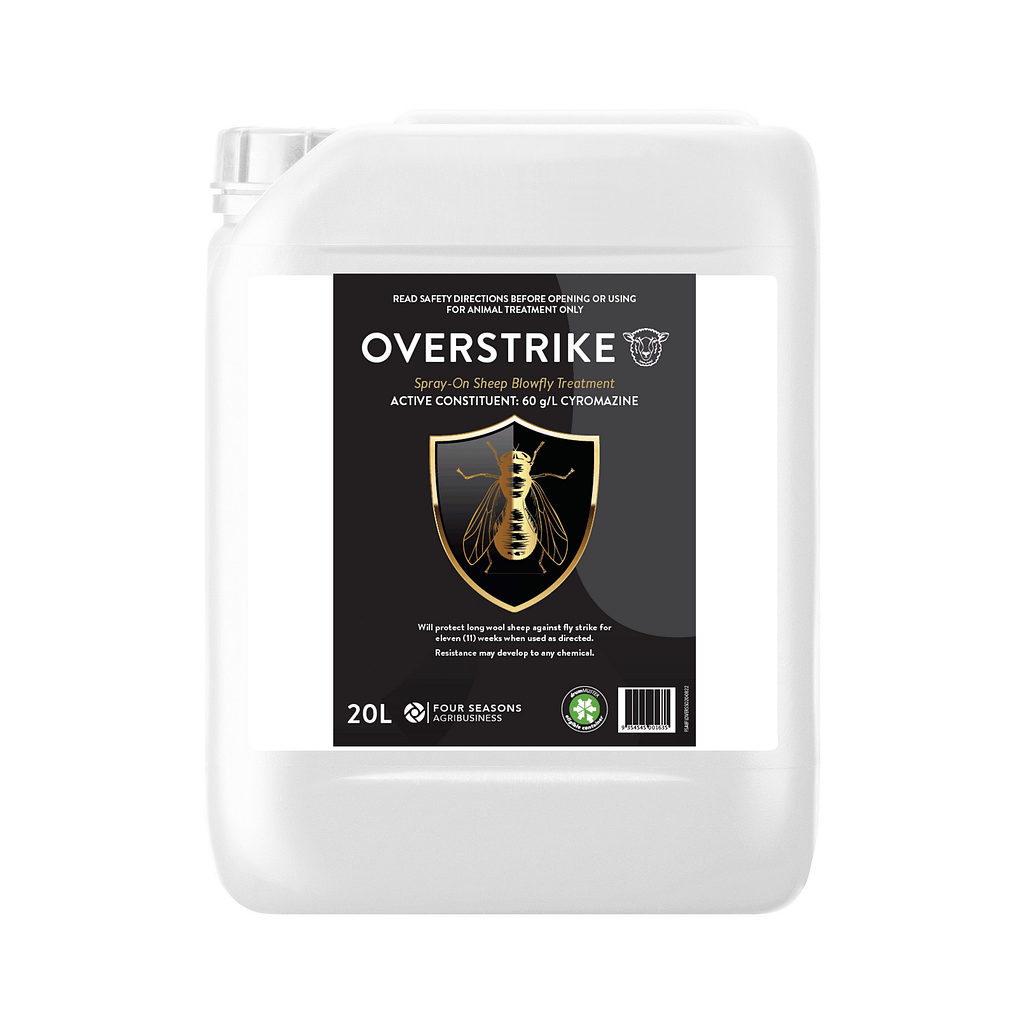 Overstrike Spray-On Sheep Blowfly Treatment - Four Seasons Agribusiness