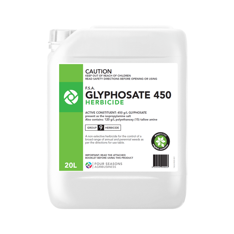 F.S.A. Glyphosate 450 Herbicide - Four Seasons Agribusiness